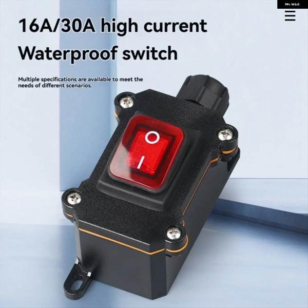 IP68 防水 ボートロッカースイッチ 12-24V 16A 防水 スイッチS カスタム パーツ アクセサリーOrigin:Mainland ChinaIP68 Waterproof Boat Rocker Switch 12-24V 16...