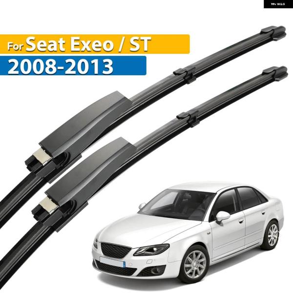 ワイパー LHD フロント ワイパー ブレード シート EXEO / ST 2008 - 2013 フロントガラス クリーン ウィンドウ レイン ブラシ 22インチ + 22インチ カスタム パーツ アクセサリーHigh-concerned...