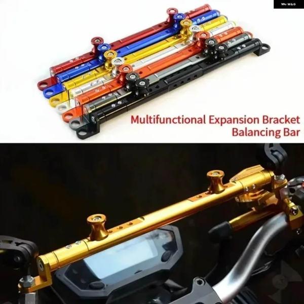 1個 スマートフォン ホルダー クロスバー オートバイ バランスバー オートバイ バランス ハンドルバー クロスバー 多機能 カスタム パーツ アクセサリーHigh-concerned chemical:NoneOrigin:Mainlan...