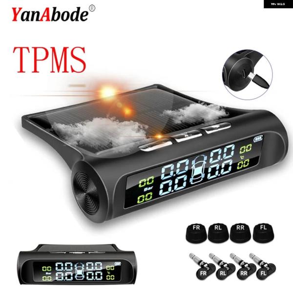 TPMSソーラータイヤエア圧 システム 車両安全警報 システム タイヤエア圧温度ハザード カスタム パーツ アクセサリーHigh-concerned chemical:NoneModel Number:K01/K01POrigin:Main...