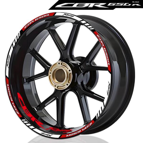 ホンダ CBR650R 反射式 バイク ホイールハブ ステッカー バイク タイヤリムリング 防水 デカール カスタム パーツ アクセサリーHigh-concerned chemical:NoneSpecial Features:DecorO...