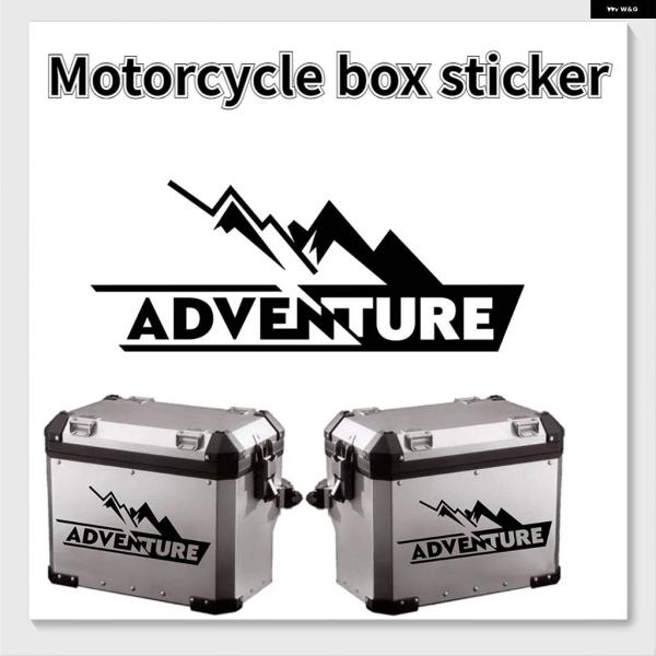 オートバイ トップ ボックス 反射アドベンチャー ステッカー ホンダ アフリカツイン BMW GS 1200 1250 525X DL250 CB400X TRX502 カスタム パーツ アクセサリーHigh-concerned chemi...