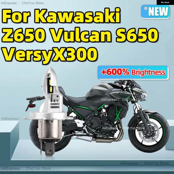 1個 1:1 ミニサイズ オートバイ LED ヘッドライト 15000LM 電球 カワサキ Z650 バルカン S650 VERSYX300 カスタム パーツ アクセサリーHigh-concerned chemical:NoneLight ...