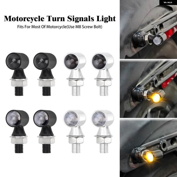 オートバイ ウィンカー Eマーク LEDライト フロントリア インジケーター ブリンカーランプ ハーレー スポーツスター ソフテイル ツーリング ダイナ カスタム パーツ アクセサリーBattery Included:NoHigh-conc...