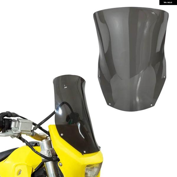 DR650 DRZ400S DRZ400SM ホンダ CRF250L ヤマハ WR450F オートバイ ウインドスクリーン ディフレクター ウインドシールド ディフレクター プロテクター カスタム パーツ アクセサリーHigh-concer...