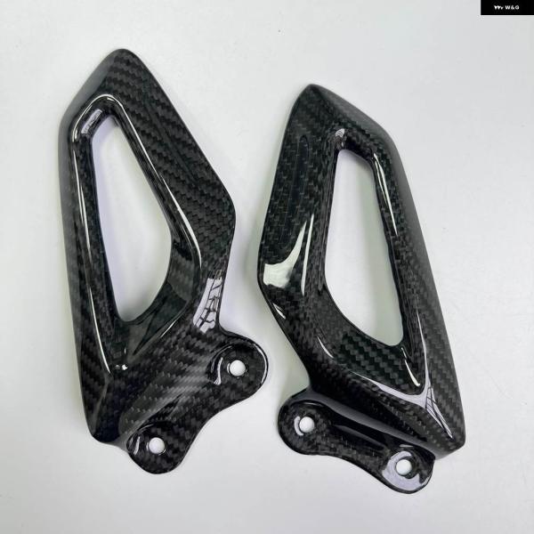 PER BMW S1000RR S1000RR 2019 - 23 ACCESSORI MOTO FIBRA DI CARBONIO PIASTRE TALLONE PROTEZIONI POGGIAPI カスタム パーツ アクセサリーHi...
