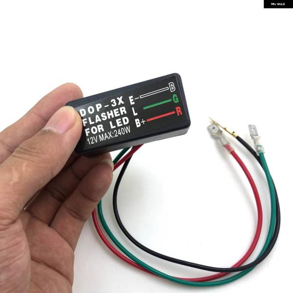 オートバイ LED点滅リレー 3ピン DC 12V ウィンカーライトフラッシャー コントローラ ー 点滅リレー 1個 カスタム パーツ アクセサリーBattery Included:NoHigh-concerned chemical:Non...