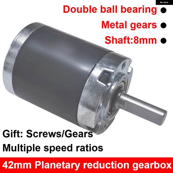 1個 8MM D シャフト 42MM 遊星 トゥース車機構 775 795 895 ギアードモーターと組み合わせ可能 正転 高トルク 低速 カスタム パーツ アクセサリーDoes it include wireless functional...