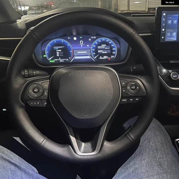 DIY マイクロファイバーレザー製カーハンドルカバー トヨタ アバロンカムリクラウン 2018-2021RAV4 2019 カローラ 2018-2021 対応 カスタム パーツ アクセサリーSize:25*15*5Special Featu...