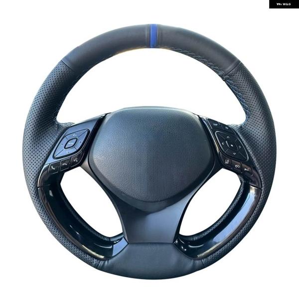 滑り止め加工製 ステアリングホイール カバー トヨタ C-HR 2016-2019 車用 カスタム パーツ アクセサリーHigh-concerned chemical:NoneSpecial Features:Breathable,Wear...