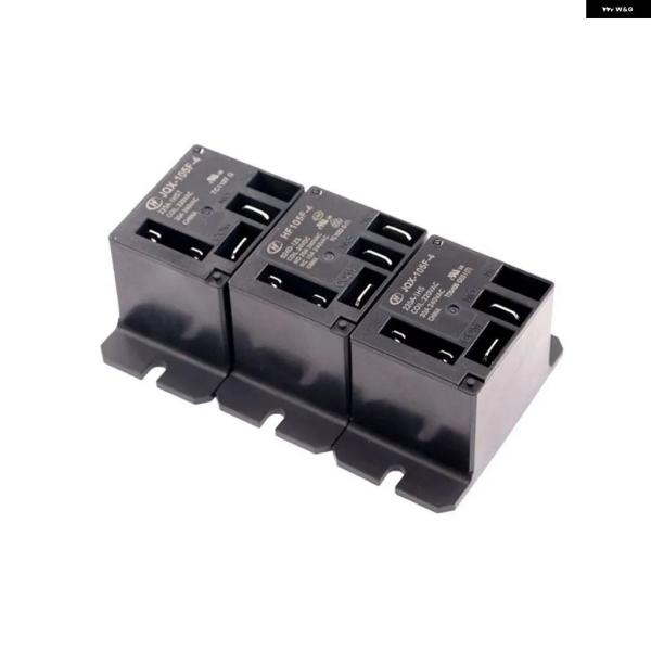 1個 220V エアコン リレー HF105F JQX-105F-4-012D 024D 220A -1HS 1ZS 12V カスタム パーツ アクセサリーEU LVD Voltage:Low voltage: Below 50Vac or...