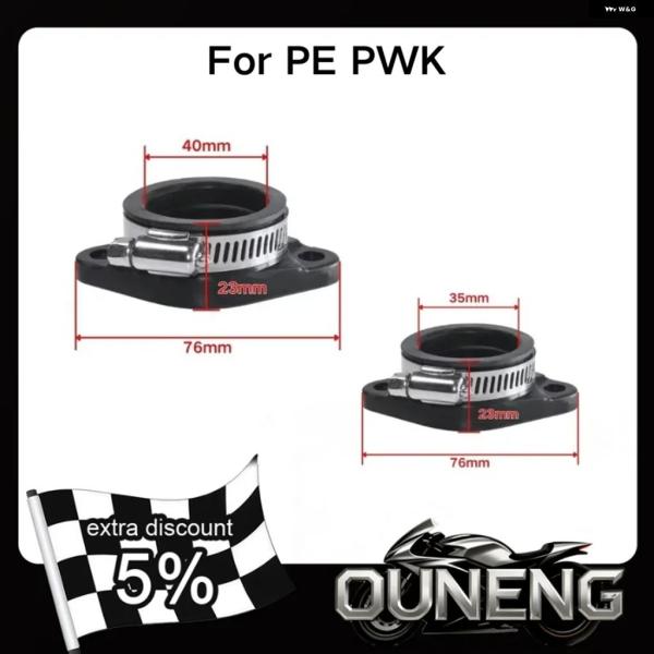35MM 40MM オートバイ キャブレター フランジ アダプター 吸気 パイプ ゴム MIKUNI PE PWK21-34 キャブレター 吸気 カスタム パーツ アクセサリーHigh-concerned chemical:NoneMode...