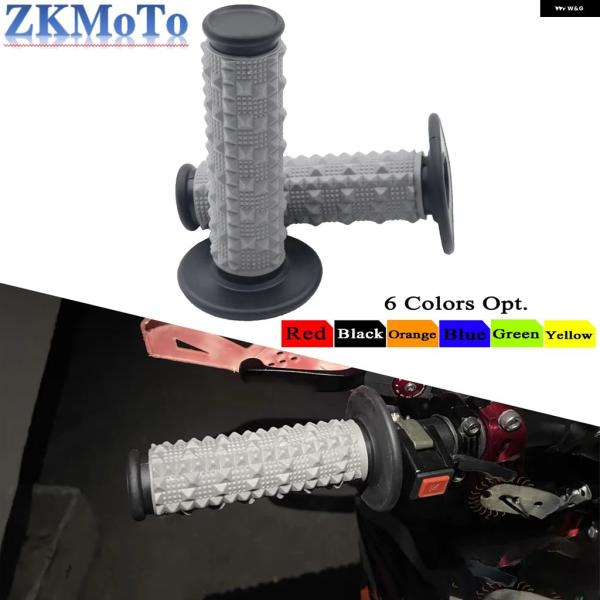 オートバイ 22MM 7/8インチ ハンドル グリップ 大粒ゴム製 ハンドルバー グリップ ハンド グリップ ATV KTM ホンダ ヤマハ カワサキ カスタム パーツ アクセサリーHigh-concerned chemical:NoneI...