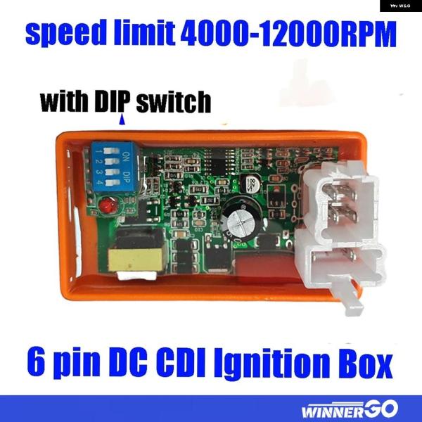CDI CRIS RE200 オートバイ DC 6ピン CDI レーシング CDI 250Z FT180 FT200 FT250 CG300 速 度制限 4000-12000 RPM RT200 CG200 カスタム パーツ アクセサリーS...