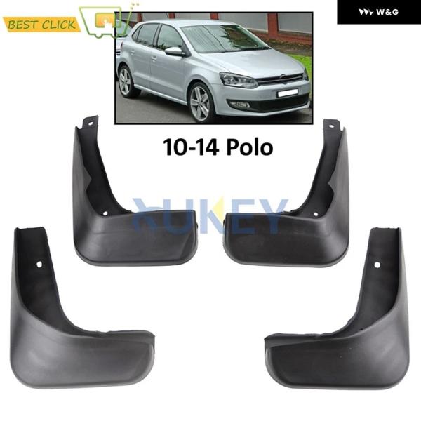 VW ポロ MK5 6R 2010 - 2014 マッド スプラッシュガード フロント リア マッドガード フェンダー 2011 2012 2013 カスタム パーツ アクセサリーHign-concerned Chemical:NoneSp...