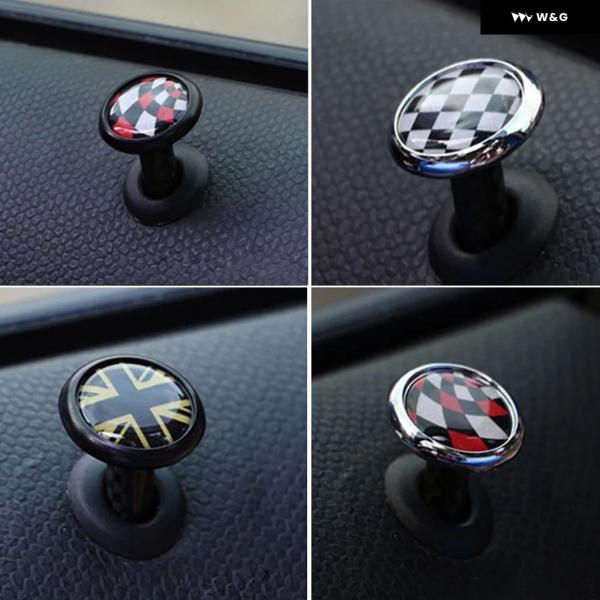 MINI COOPER JCW S ONE R55 R56 R60 R61 F54 F55 F56 F60 COUNTRYMAN カーアクセサリー 2個 窓ドアロックピンカバー ステッカー カスタム パーツ アクセサリーMaterial:C...