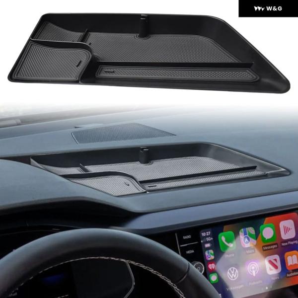 フォルクスワーゲン タオス 2022 2023 2024 ダッシュボード 収納 オーガナイザー センター コンソール 収納 ダッシュボード スクリーン ボックス 後ろ アクセサリー カスタム パーツ アクセサリーProduct shape:...