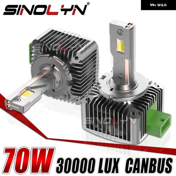 35W D1S D1R D2S D2R D3S D3R D4S D4R D5S D8S CANバス LED ランプ LED ヘッドライト バルブ プラグプレイ HID バルブ 交換 カスタム パーツ アクセサリーWattage:70W/pa...