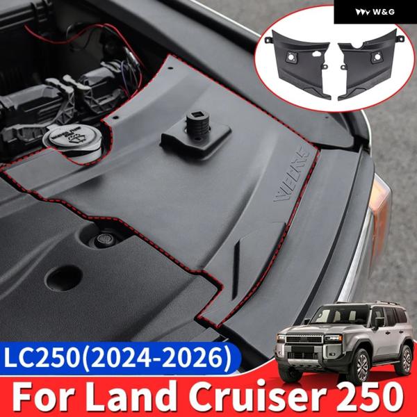 トヨタ ランドクルーザー プラド J250 LC250 2024 2025 1958 車用 エンジン カバー キャビン プレートカバー インテリア ブラックアクセサリー カスタム パーツ アクセサリーHign-concerned Chemi...