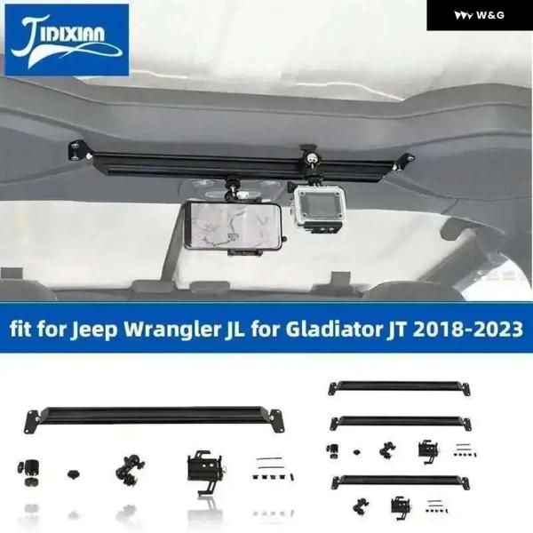 ジープ ラングラー JL グラディエーター JT 2018-23 車用ルーフ スピーカー 拡張電話 ホルダー カメラ ブラケット カスタム パーツ アクセサリーHign-concerned Chemical:NoneBrand Name:J...