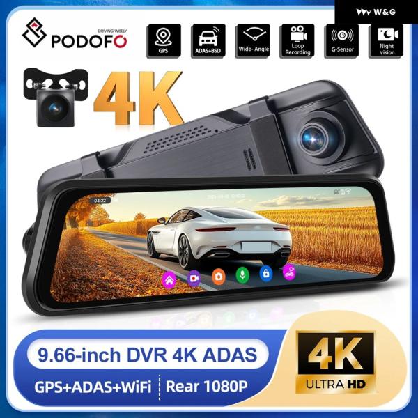 オートミラー カメラ 車載タッチスクリーンビデオレコーダー リアビュー 9.66インチミラー ダッシュカム フロントリア カメラ ミラー DVR カスタム パーツ アクセサリーHign-concerned Chemical:NoneWarr...