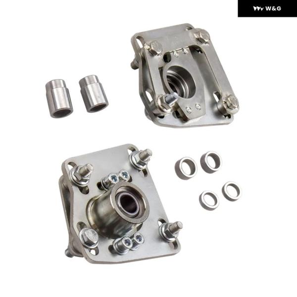 コイルオーバー キャンバープレート 調整可能 フロントアッパー マウント フォード マスタング 1994-2004 2PC キャンバープレート シルバー カスタム パーツ アクセサリーHign-concerned Chemical:None...