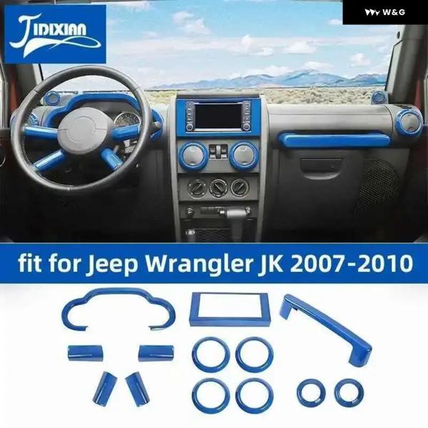 車用エア アウトレット ダッシュボード ステアリングホイール COPILOTハンドル 内装 装飾 キット ジープ ラングラー JK 39356 カスタム パーツ アクセサリーHign-concerned Chemical:NoneItem ...