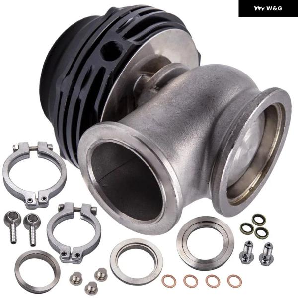 38MMターボ排気 マニホールド アウター Vバンドウェイストゲート+ダンプ パイプ ブローオフ バルブ ブラック カスタム パーツ アクセサリーSpecial Features:noItem Diameter:16inchItem Wei...