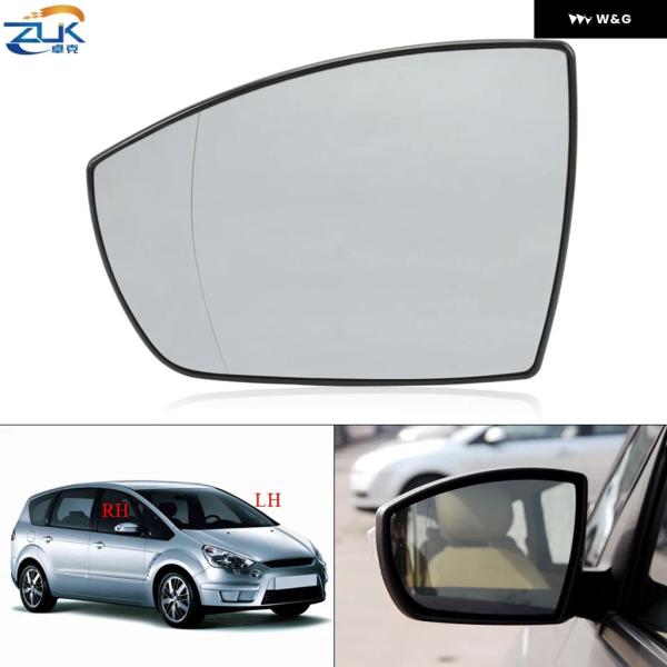 車用 アウター ドアバックミラー サイドミラー レンズ グラス FORD S-MAX GALAXY 2006-2014 C-MAX KUGA ECOSPORT 2012-2018 ヒーター付き カスタム パーツ アクセサリーHign-con...