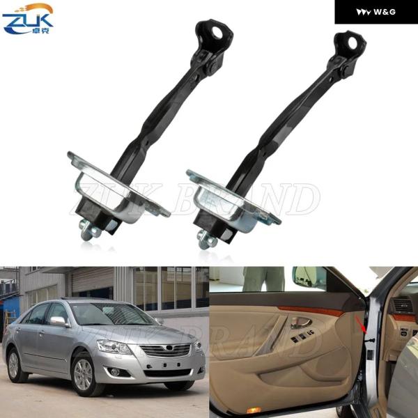 4PCS 車ドアチェックストラップ ドアチェッカーストッパー オープニングリミテッドステイアーム トヨタ カムリ ACV40 2006-2011 68630-06070 68610-06080 カスタム パーツ アクセサリーHign-con...