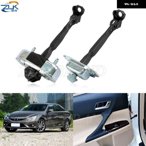 車ドアチェックストラップ ドアチェッカーストッパー オープニングリミテッドステーヒンジアーム トヨタ REIZ MARK X II GRX13 2010-2016 4個 カスタム パーツ アクセサリーHign-concerned Chemi...