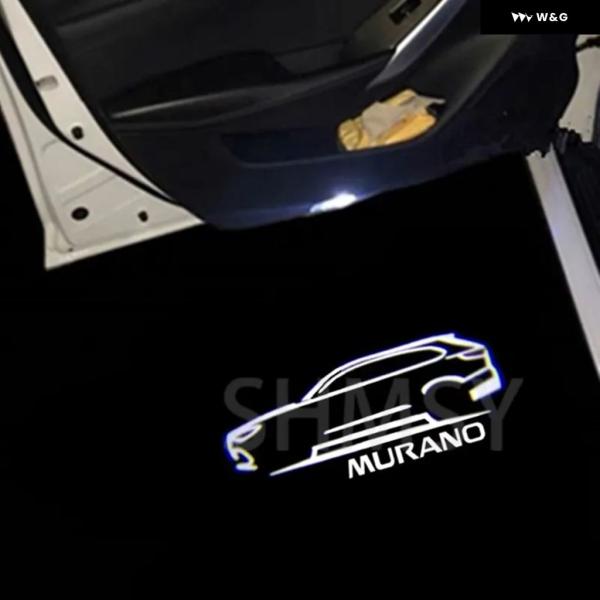 車ドアウェルカムライト LEDプロジェクターカーテシランプ 日産 ムラーノ Z50 Z51 2002 -2015 2010-14 カスタム パーツ アクセサリーHign-concerned Chemical:NoneSpecial Feat...