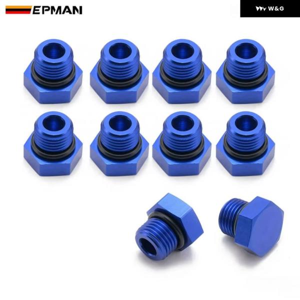 10個 6AN 8AN 10AN 12AN ブロックオフキャップ オス アダプター フィッティングプラグ 合金 カスタム パーツ アクセサリーSpecial Features:universalItem Diameter:00inchIte...