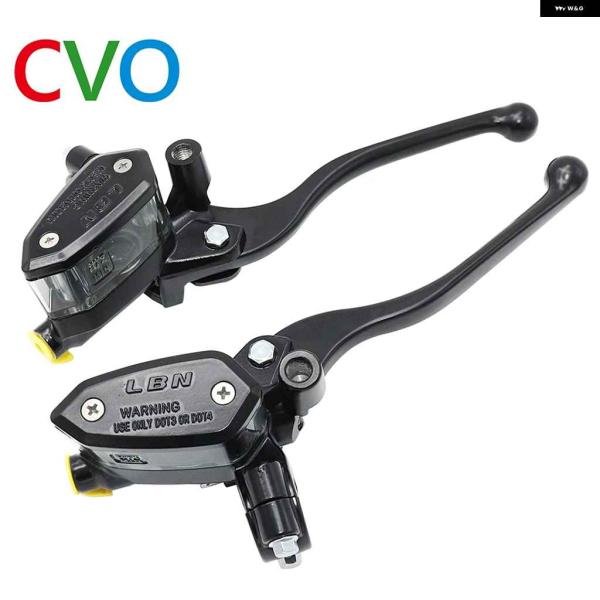 CVO 7/8 22CM オートバイ バイク ハンドルバー レバー マスター シリンダー レバー 油圧 ブレーキ ポンプ クラッチハンドル リザーバーセット ホンダ ヤマハ カスタム パーツ アクセサリーYear:2001-2019Moto...