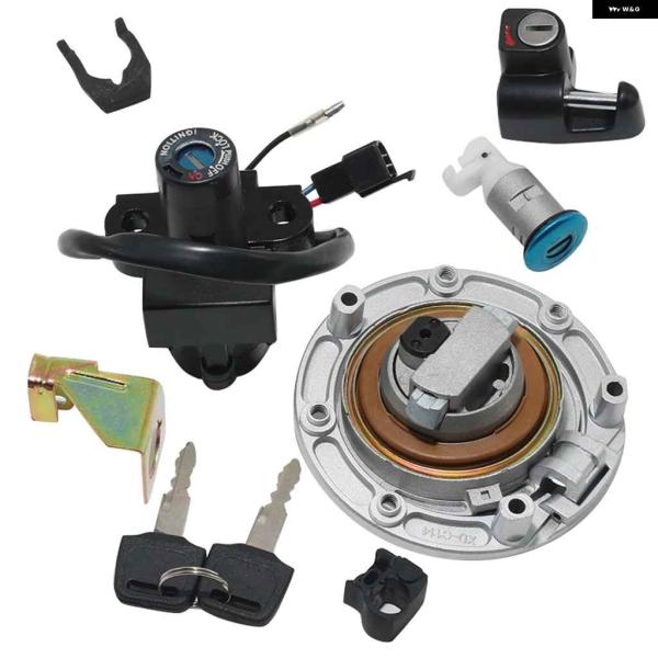 オートバイ バイク 燃料ガス タンクキャップ カバー ロックセット ホンダ CB400SF CB400 1992-98 VT250 MC20 SPADA モト カスタム パーツ アクセサリーHign-concerned Chemical:N...