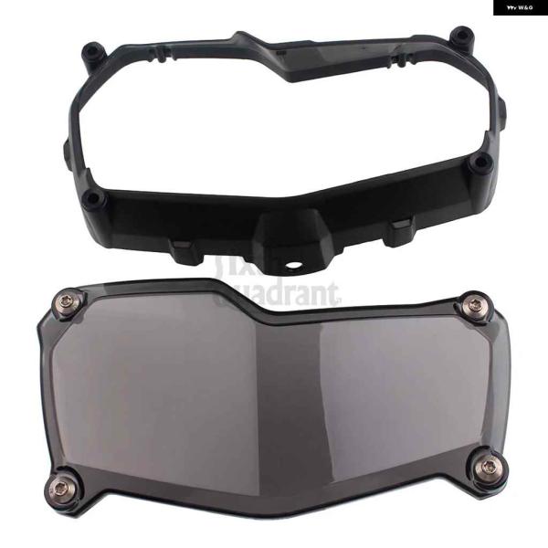 オートバイ バイク ブラックスモーク ヘッドライト ガード グリル カバー アクセサリー BMW F850GS F750GS F850GS ADV アドベンチャー 2018-2023 カスタム パーツ アクセサリーHign-concerne...
