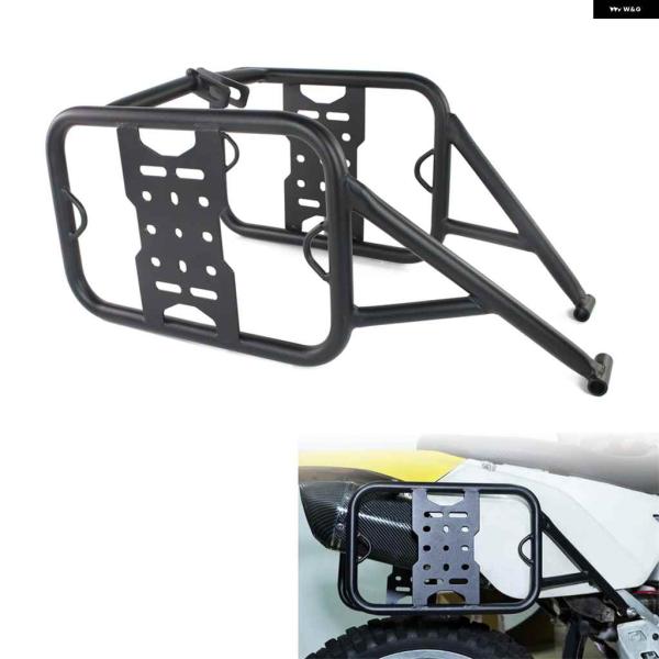 オートバイ バイク サドルバッグ ブラケット パニア ラック サイド キャリア スズキ DRZ400S DR-Z400S 2000-2024 DRZ400SM DR-Z400SM 2005-2024 カスタム パーツ アクセサリーProte...