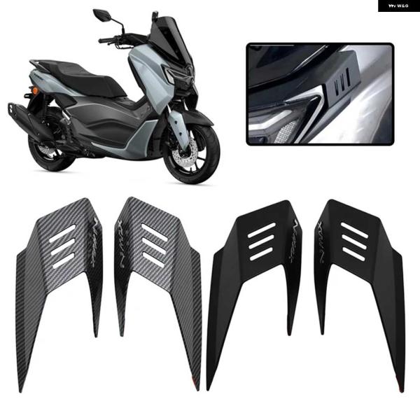 ヤマハ NMAX155 N-MAX155 2025 オートバイ バイク サイドダウンフォース ネイキッド スポイラー ウィングレット 固定ウィング ウィングレット フェアリング ウィング カスタム パーツ アクセサリーProtective ...