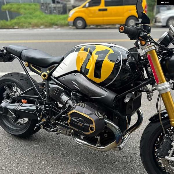 カーボン オートバイ バイク エアインテークカバー フェアリング デコレーションガード BMW RNINET R9T PURE URBAN R NINE T SCRAMBLER カスタム パーツ アクセサリーHign-concerned C...