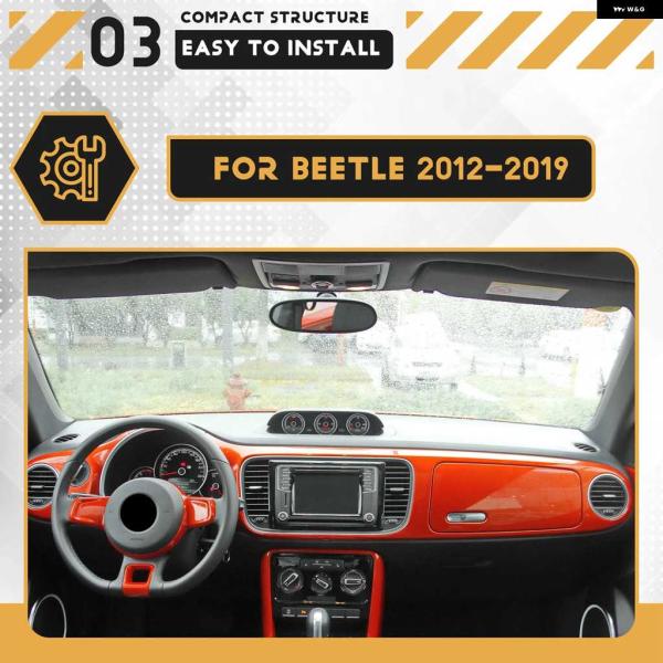 ACベント フレーム VW ビートル 2012-2019 車 ダッシュボード センターエアクローム ブラケット 計器 パネル トリム カバー 5C1858069G カスタム パーツ アクセサリーHign-concerned Chemical...