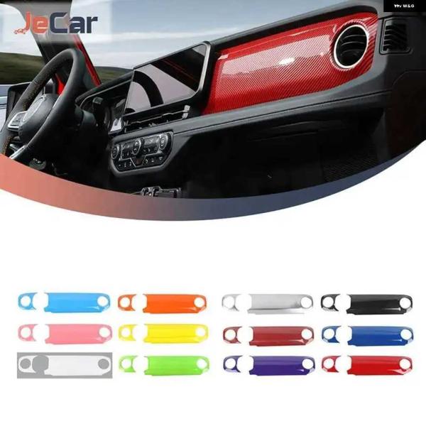 ABCオートセンター コンソール コントロール トリム パネル ステッカー カバー ジープ ラングラー JL /グラディエーターJT 2024以降 インテリア アクセサリー カスタム パーツ アクセサリーHign-concerned Che...