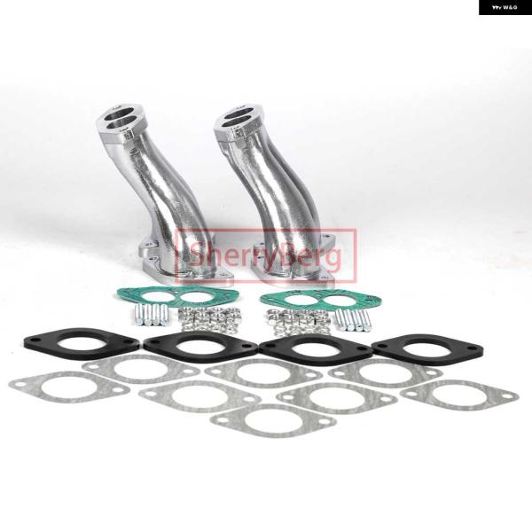 インテーク マニホールドセット VW BUG ASPIRAZIONE PER 2X WEBER 40 44 IDF DELLORTO DRLA CARBURATORE VW TYP1 MOTORE T1 カスタム パーツ アクセサリーPla...