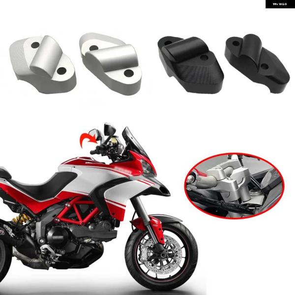 MTS950 MTS1200 ハンドルバー 高さ調整ライザーバークランプ マウント ドゥカティ MULTISTRADA950 MULTISTRADA1200 MULTISTRADA 950 1200S 2017- カスタム パーツ アクセサ...