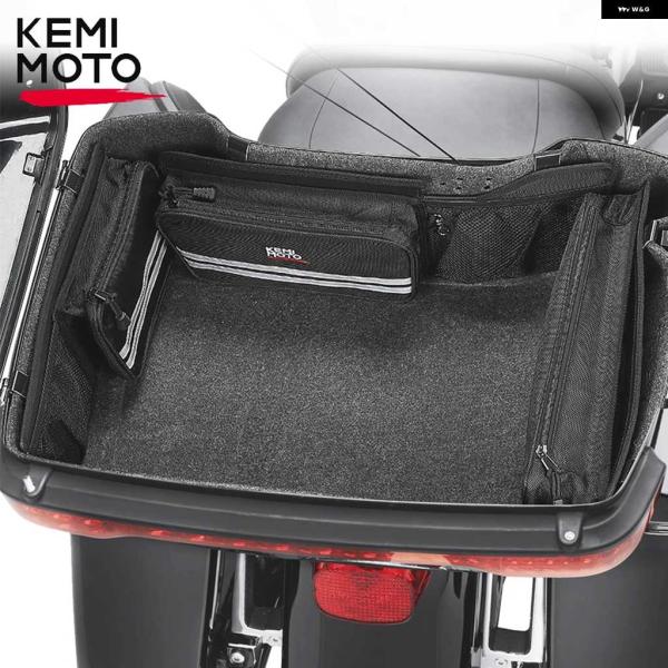 オートバイ バイク ツアーパック オーガナイザー バッグ ツーリング ストリートグライド エレクトラグライド ロードキング ロードグライド 2014-2024 サドルバッグ カスタム パーツ アクセサリーHign-concerned Che...