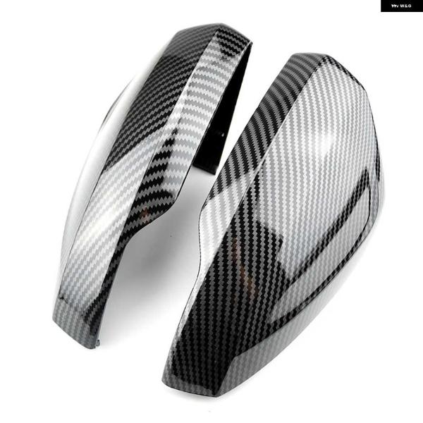 カーボン VW ポロ MK6 AW GTI 2018-2020 サイドリアビューミラーカバー交換用 カスタム パーツ アクセサリーHign-concerned Chemical:NoneSpecial Features:Only suita...
