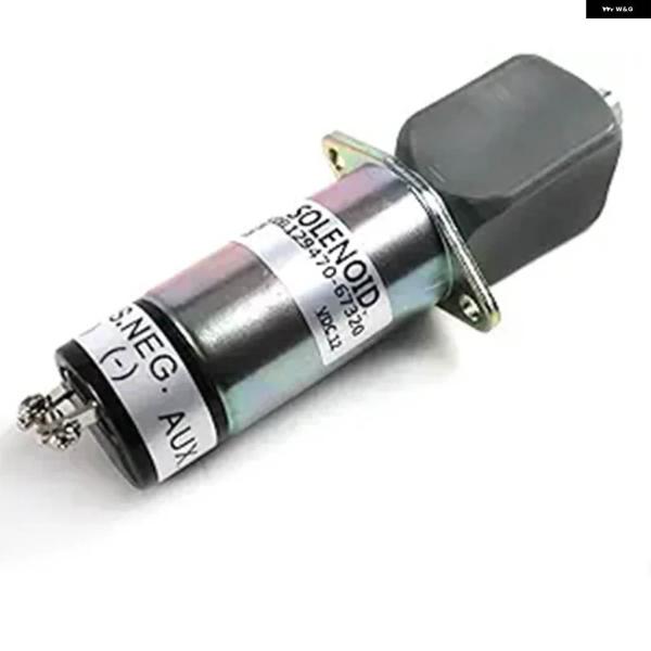 12V 129470-67320 1504-12A6U1B1S2 燃料遮断 ソレノイド 2端子 ウッドワード ヤンマー ディーゼル エンジン カスタム パーツ アクセサリーHign-concerned Chemical:NoneOrigin...