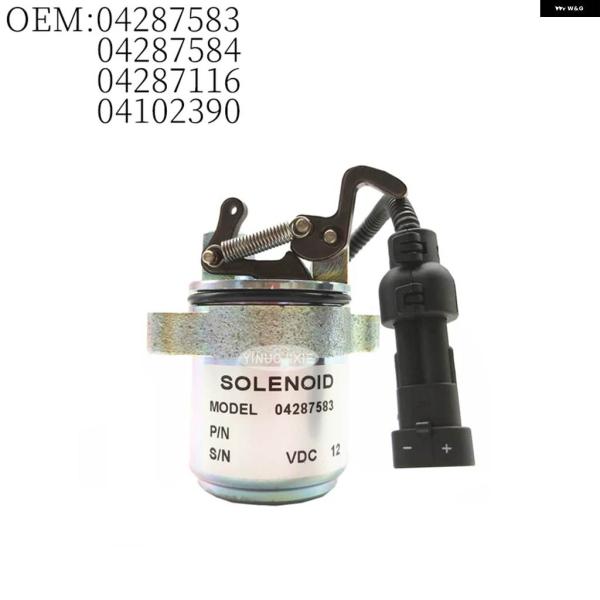 適合掘削機部品 DEUTZ エンジン フレーム アウト ソレノイド バルブ OEM:04287583/04287584/04287116/04102390 カスタム パーツ アクセサリーHign-concerned Chemical:Non...