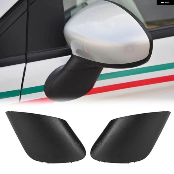 カーアクセサリー フィアット 車用 バックミラー アームステムカバー ステムキャップ 左 右 サイドミラー キャップ カバー 735450654 735450655 カスタム パーツ アクセサリーHigh-concerned chemica...