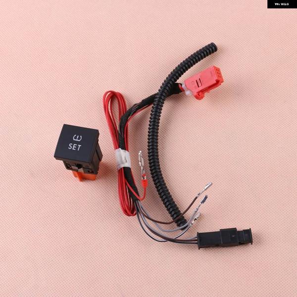 56D927121 VW ゴルフ MK6 EOS トゥーラン ビートル ジェッタ 2006-2016 ポロ 2010-2016 タイヤエア圧モニターセット スイッチ ボタン ケーブル 付き カスタム パーツ アクセサリーSpecial Fe...