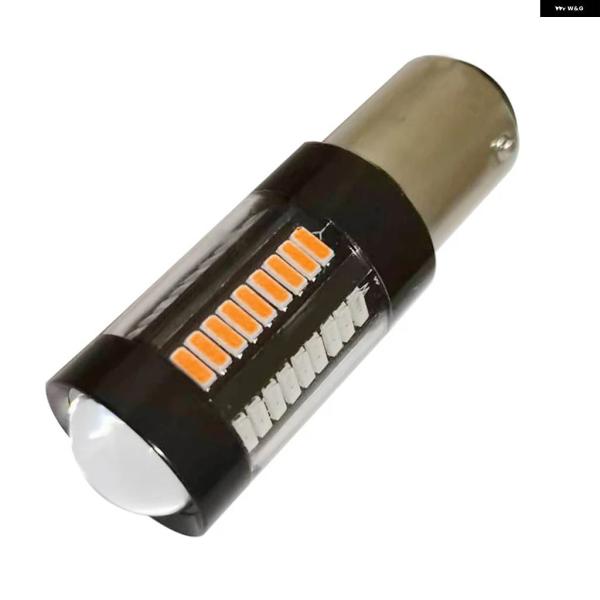 1個 1157 BAY15D P21/5W LED デュアルカラー スイッチバック バルブ ホワイト/レッド アンバー オートランプ 4014 66-SMD カスタム パーツ アクセサリーHigh-concerned chemical:No...